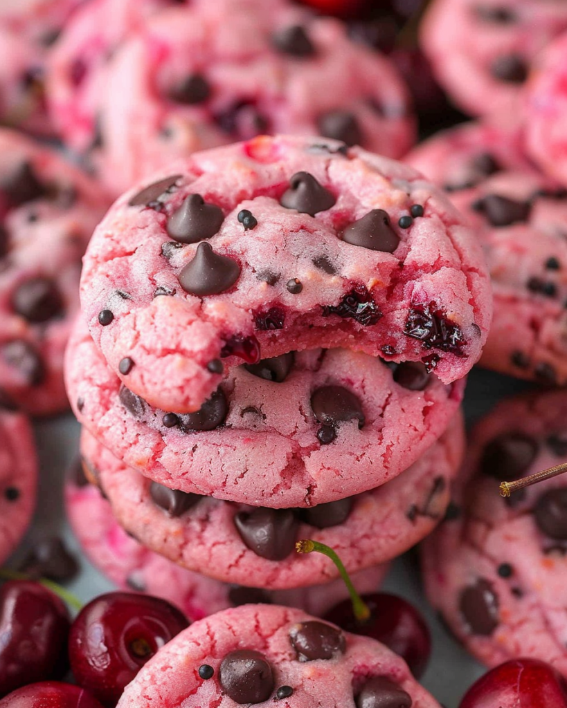 Maraschino Cherry Chocolate Chip Cookies - Recipes Epic