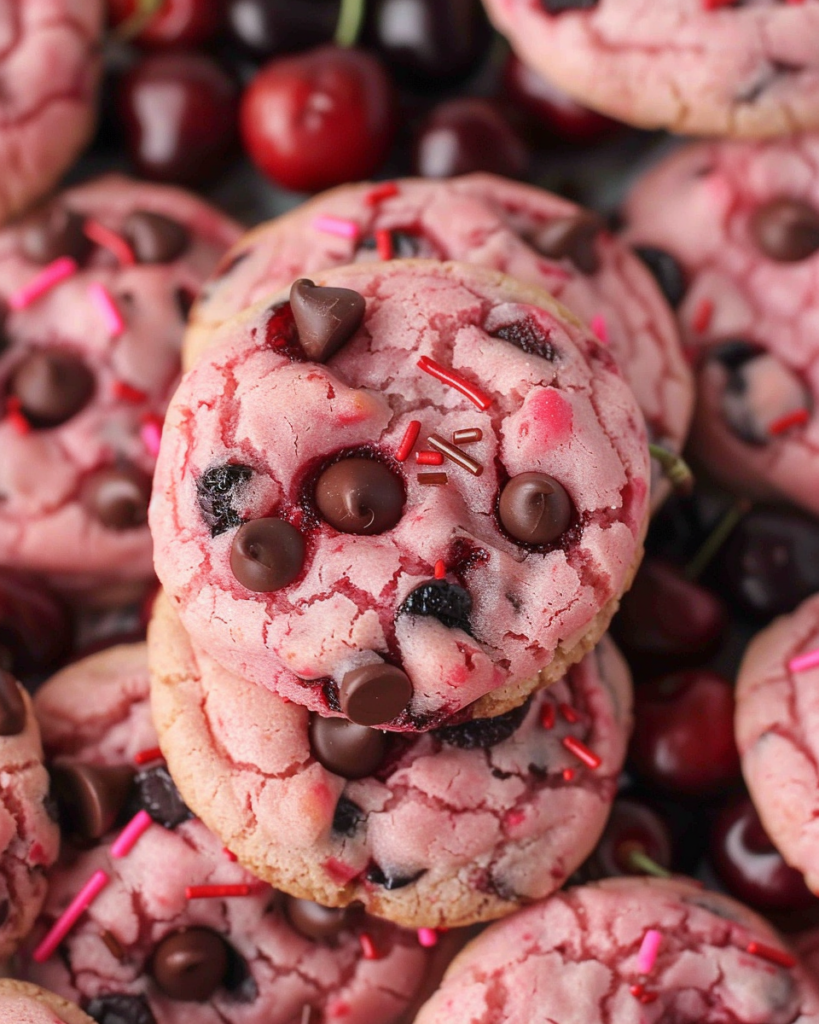 Maraschino Cherry Chocolate Chip Cookies - Recipes Epic
