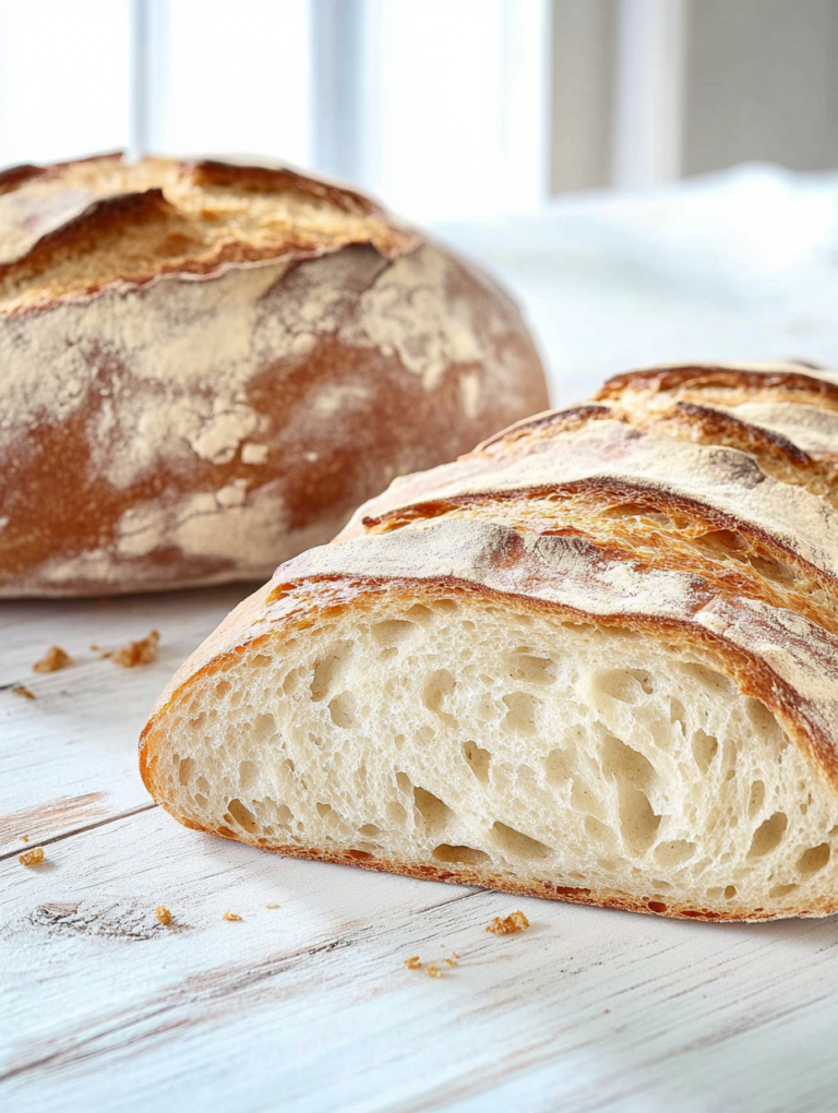 Rustic Italian Crusty Bread Recipe - Recipes Epic