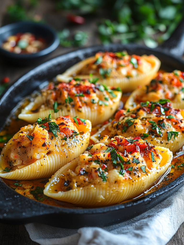 Seafood Stuffed Shells Recipe - Recipes Epic
