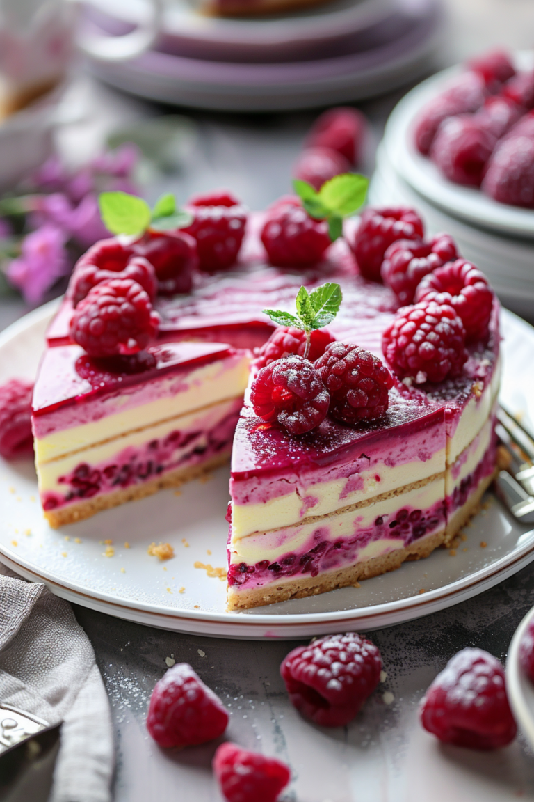 Best Ever Raspberry Cheesecake - Recipes Epic